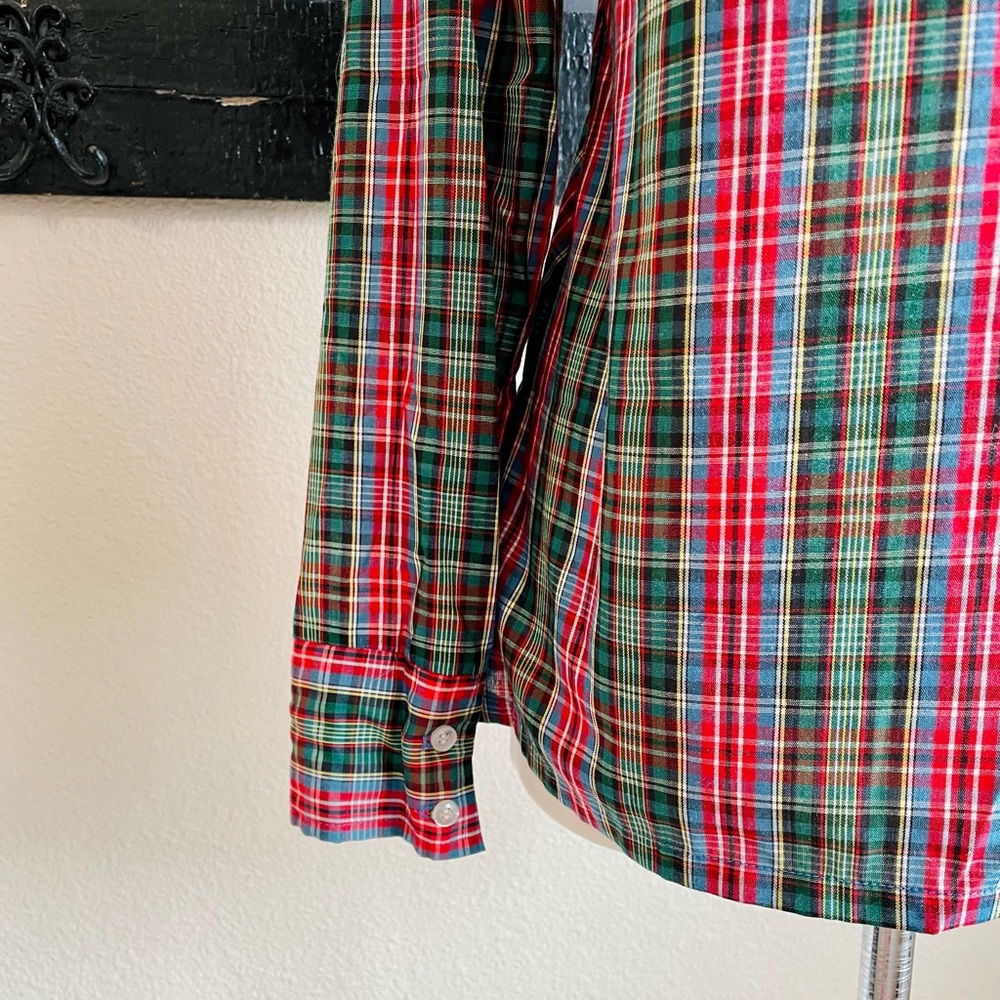Vintage Ivy Taylor Cowgirl Button Up Plaid Top - Gem